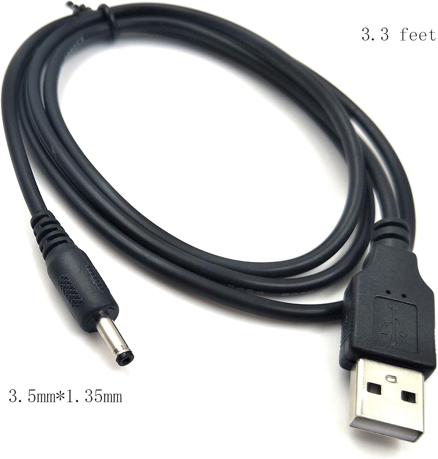 Duttek DC 3.5x1.35 mm 5V DC Power Charging Cord, Electronics Barrel ...