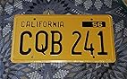 Christine | CQB 241 | Metal Stamped License Plate, Frames - Amazon Canada