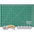 Amazon.com: WA Portman Self Healing Cutting Mat & Rotary Cutter for Fabric Set - 12x18 Inch ...