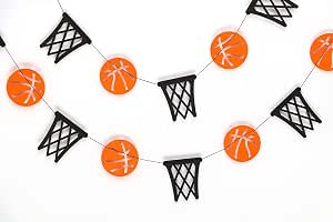 Amazon.com: Basketball and Basket Garland - Birthday Decorations,Party ...