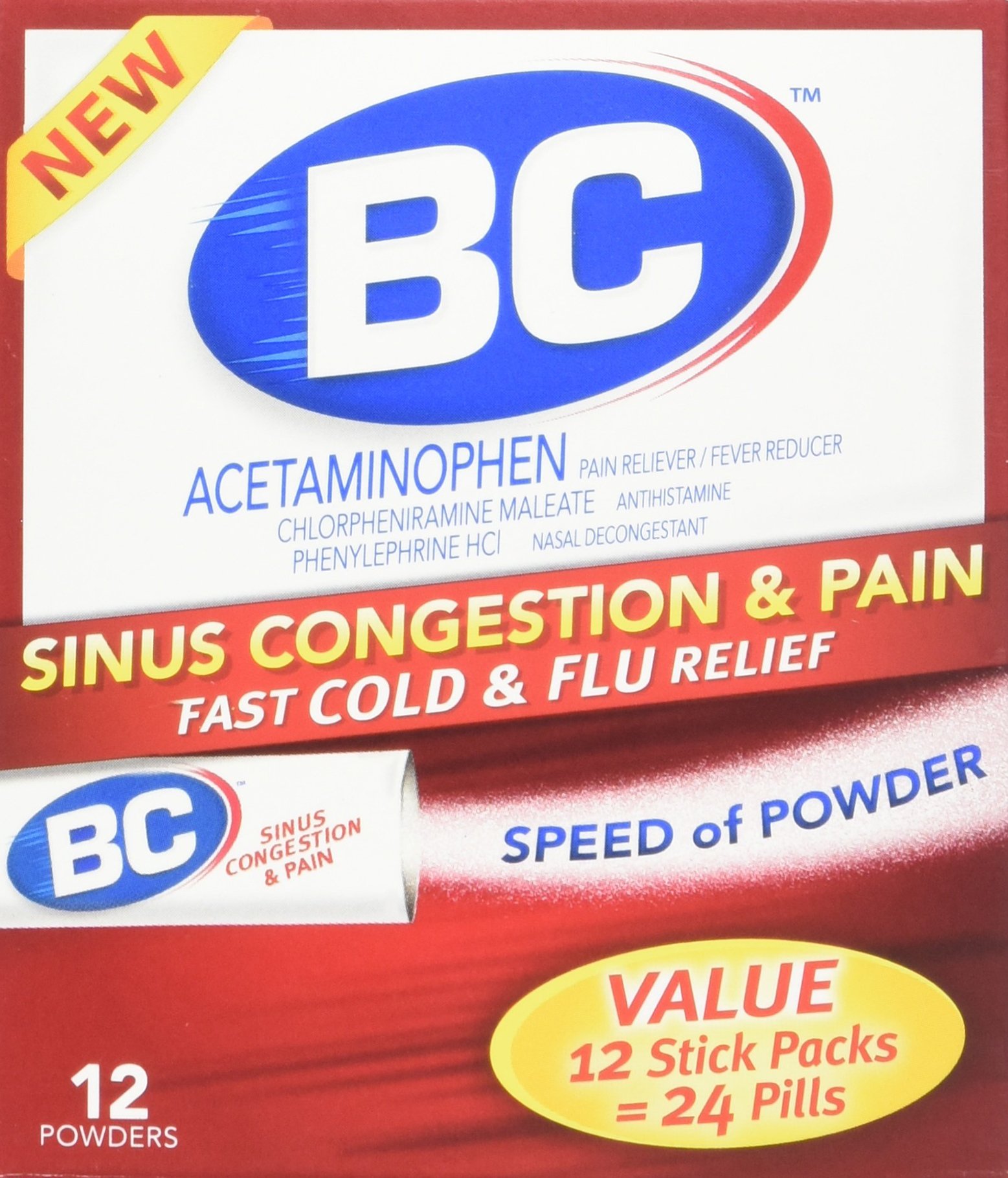 Amazon.com: BC Arthritis Formula Pain Reliever Fever Reducer Powder, 50 ...