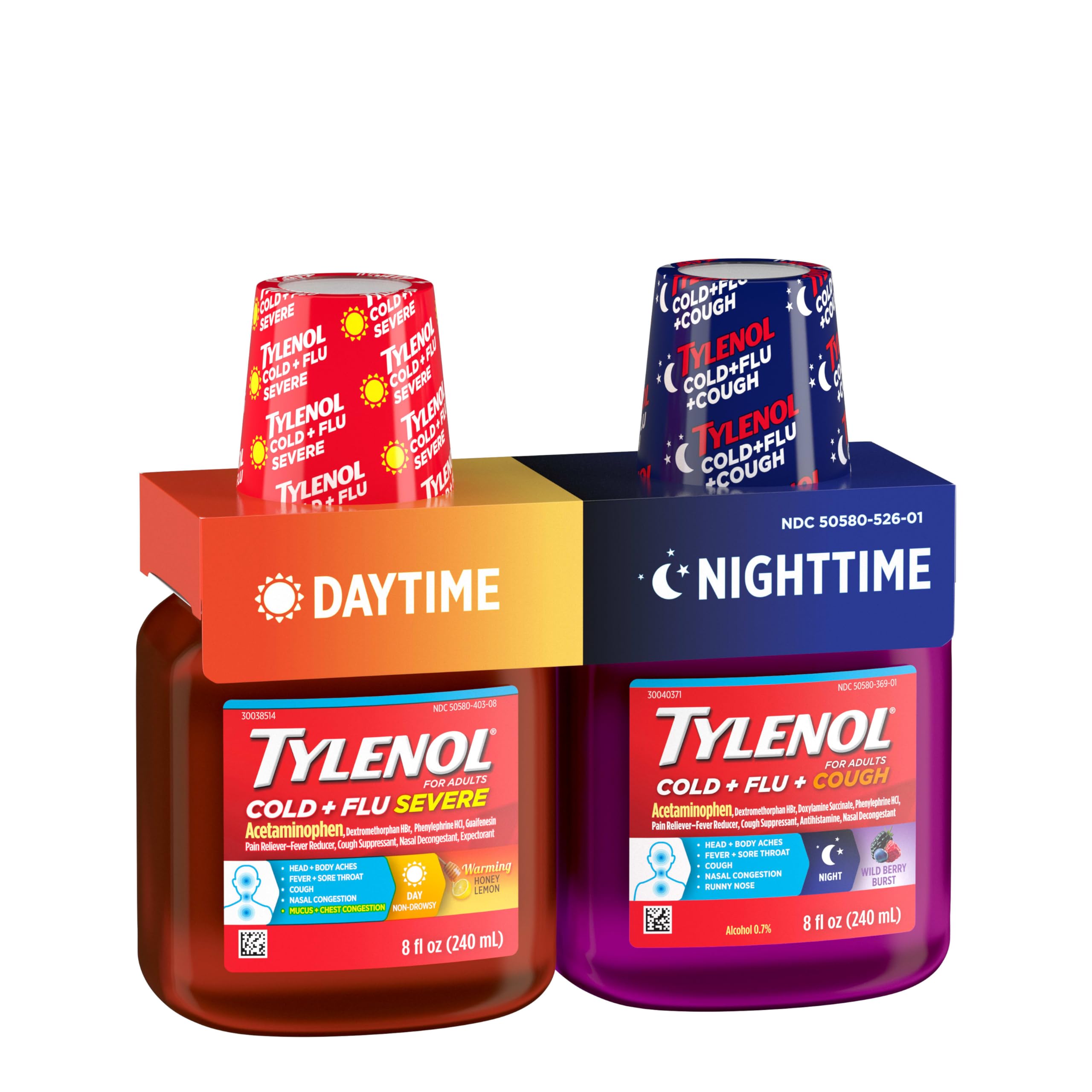 Mua Tylenol Cold + Flu Severe Daytime & Nighttime Liquid Cough Medicine ...