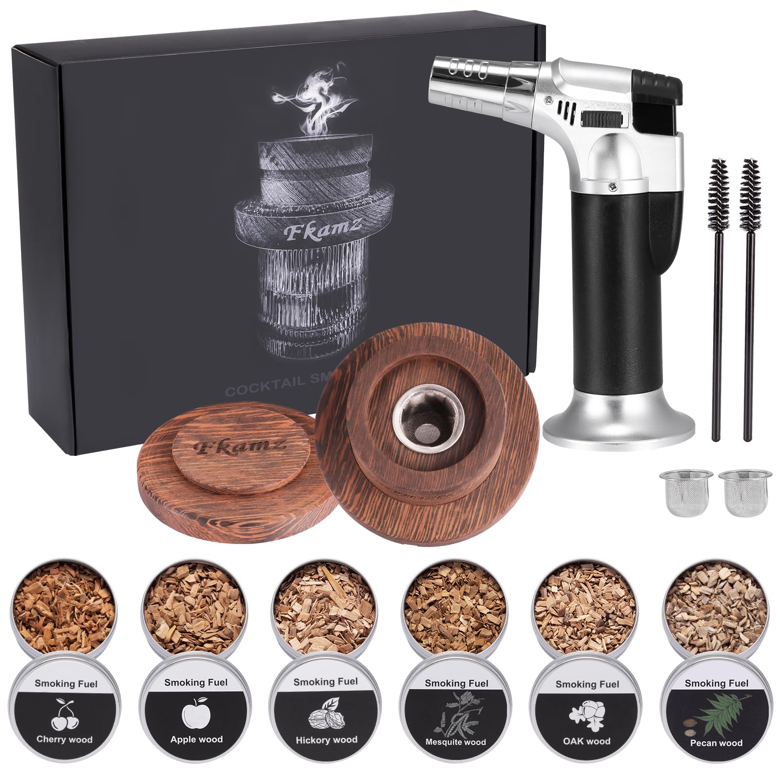 Mua Fkamz Whiskey Smoker Kit with Torch, Cocktail Smoker Kit with 6 ...