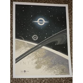 Amazon.com: Interstellar Imax Limited Edition Promo Studio Movie Poster ...