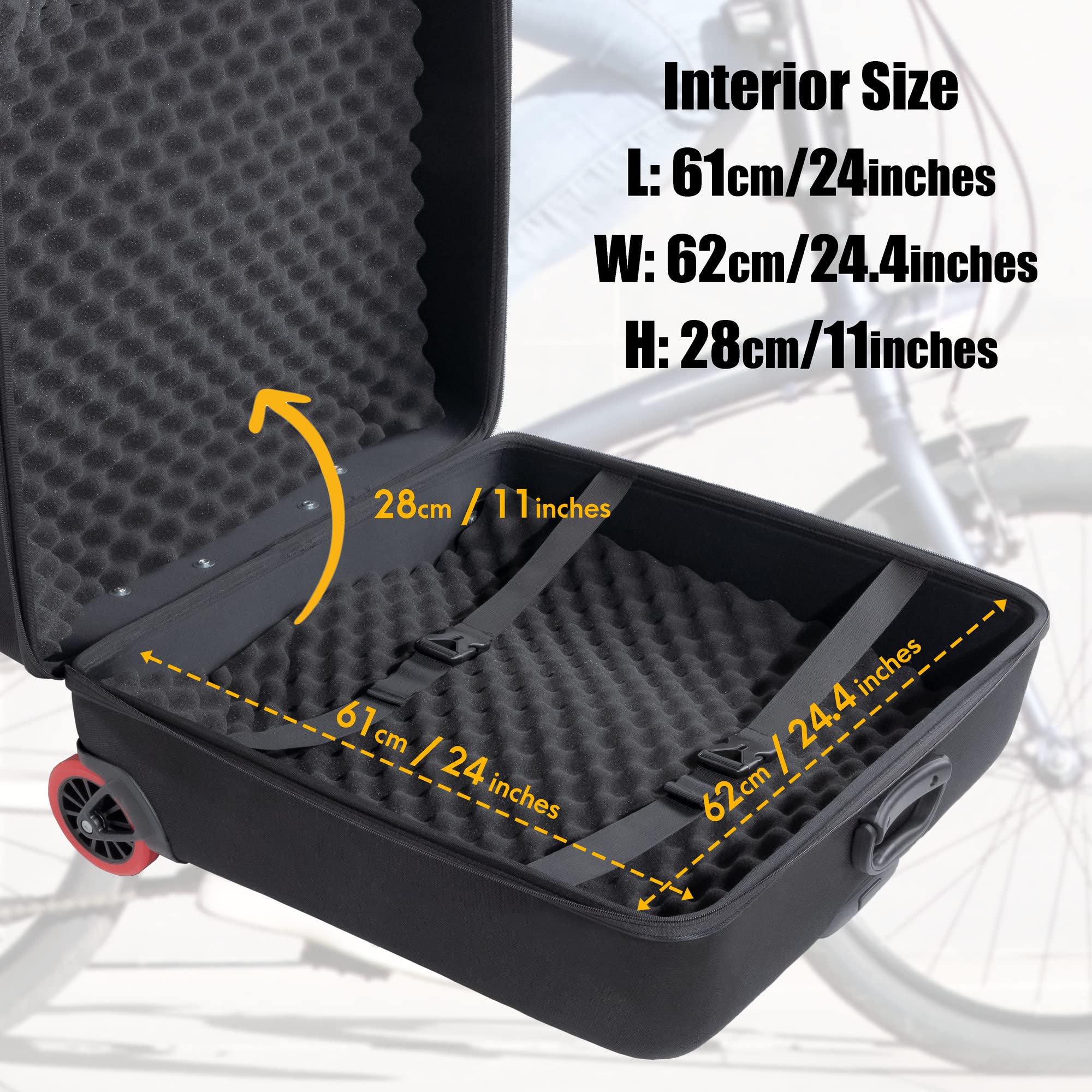 Mua CyclingDeal Folding Bike Travel Case for Brompton ONLY - Bicycle ...