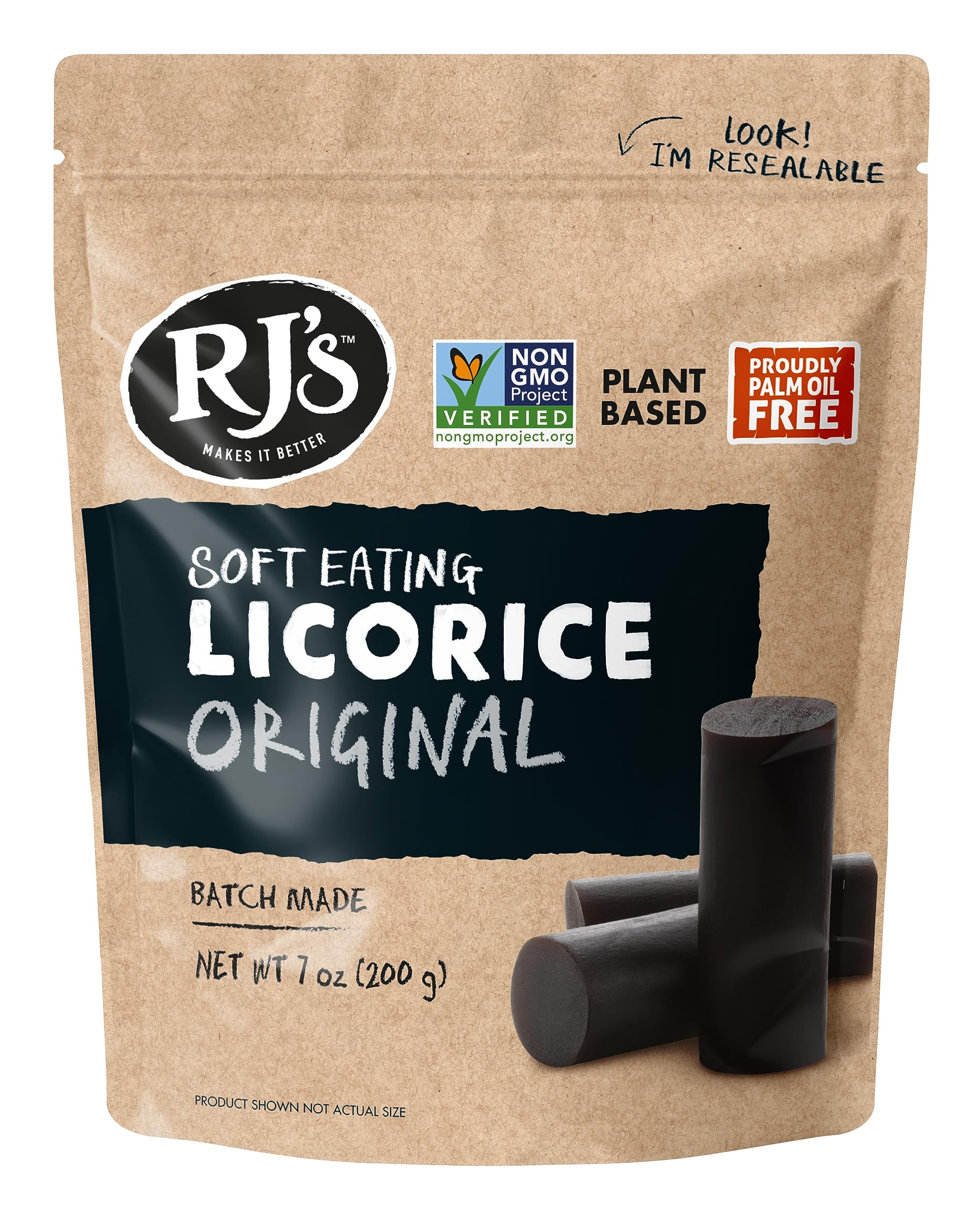 Mua RJ's Soft Australian Licorice, Original Black Flavor, Resealable ...
