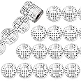 Amazon.com: Whaline 32.8ft Silver Disco Ball Bulletin Board Borders ...
