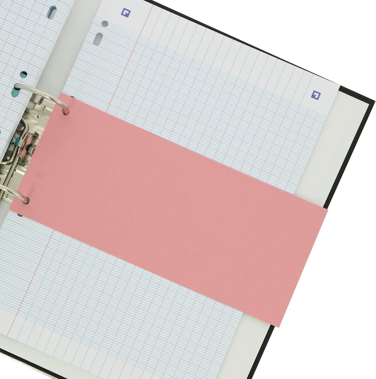 Oxford 100 x Coloured Cardboard Divider Strips – Red – BigaMart
