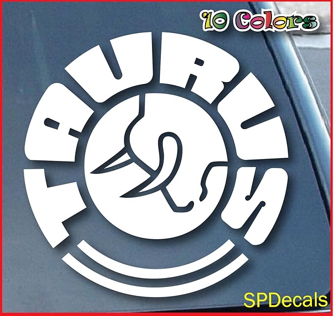 Amazon.com: Taurus Firearms Car Window Vinyl Decal Sticker 4" Wide ...