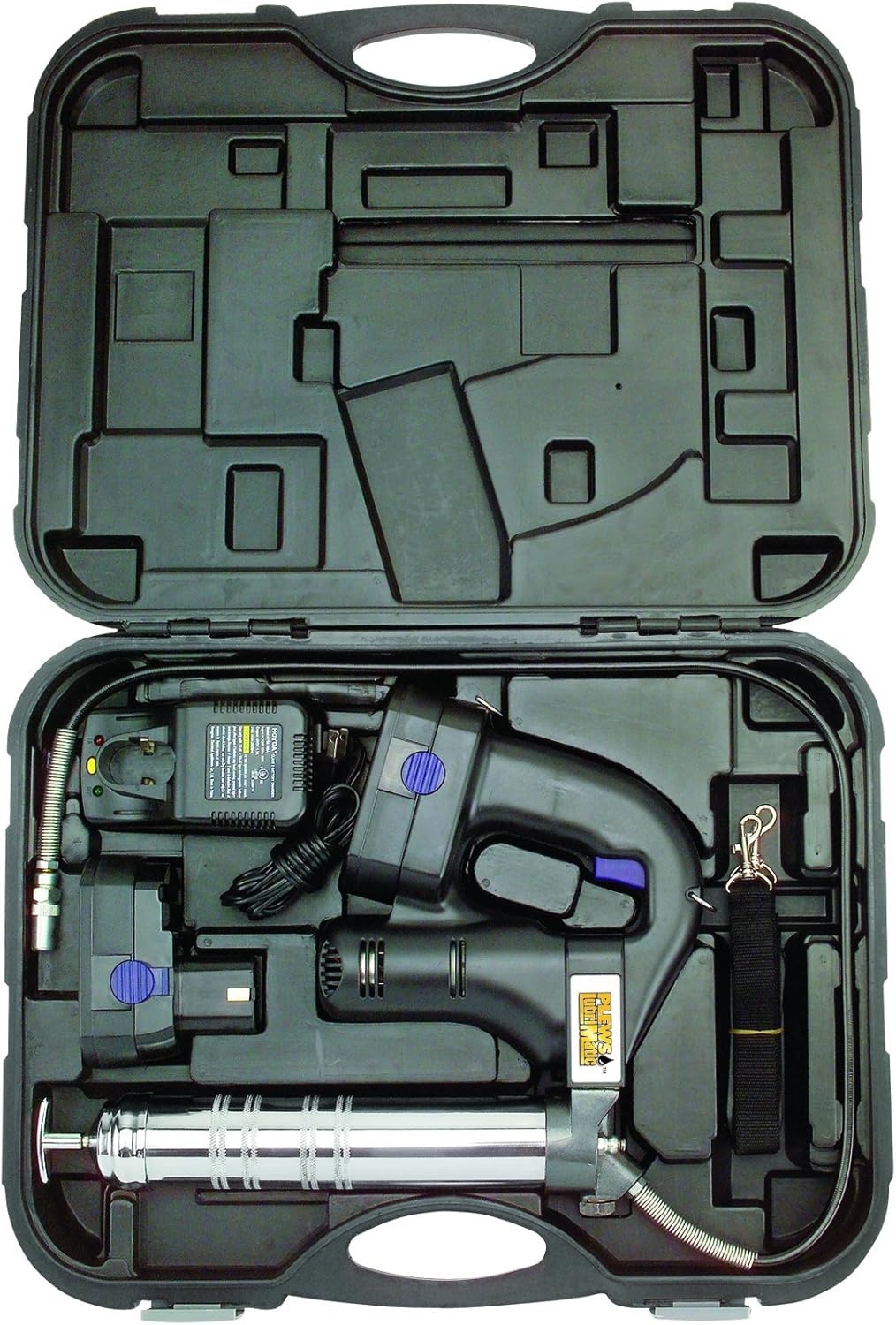 Plews 30-600 Pro-Tuff 18V Professional Grease Gun with 2 Batteries ...