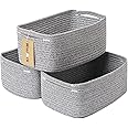 Amazon.com: MiniArk Shelf Storage Baskets for Organizing | Closet ...