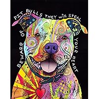 Amazon.com : Pit Bull 9 - Best of Breed Dean Russo Garden Flag 12" x 17" : Patio, Lawn & Garden