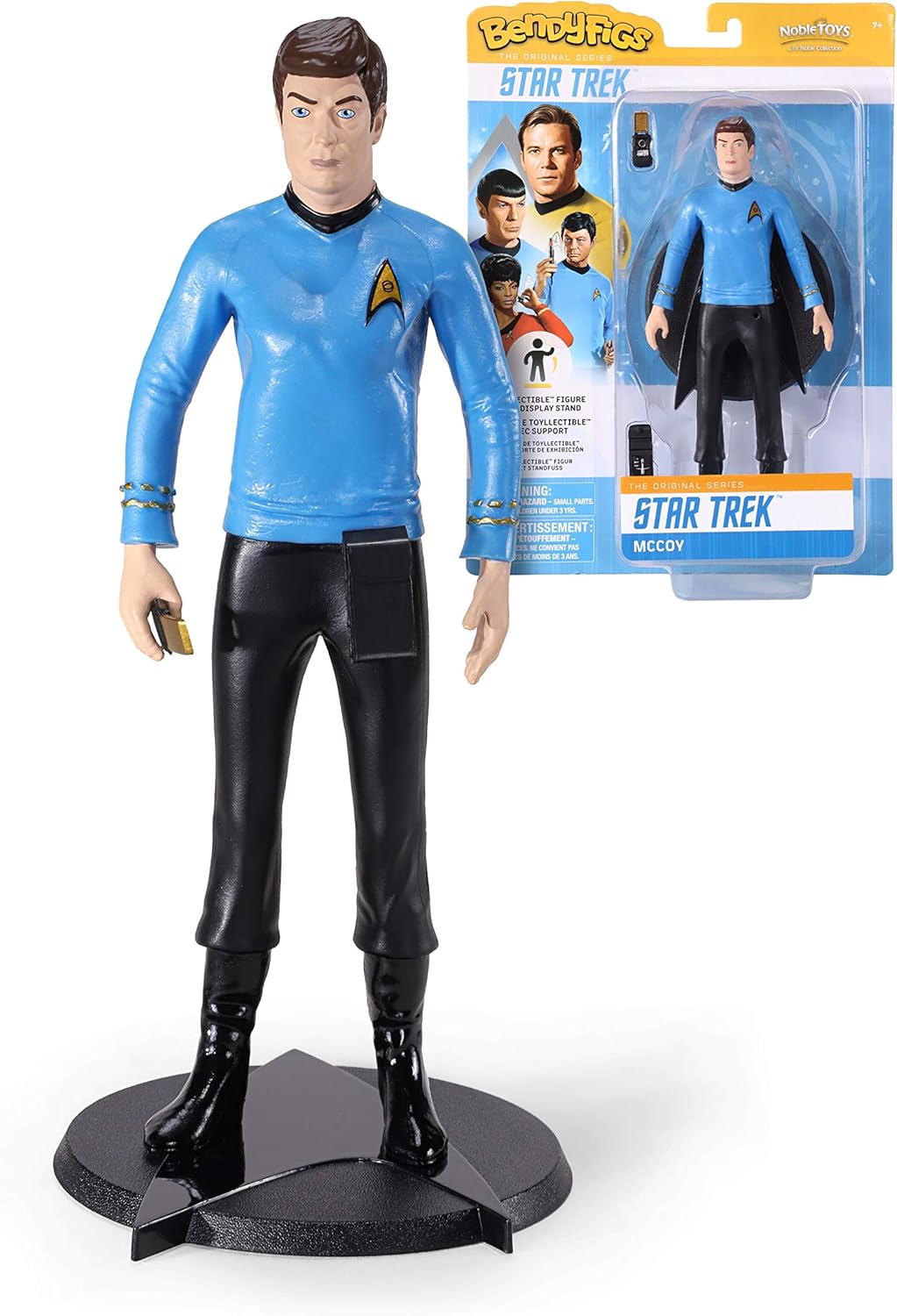 The Noble Collection Bendyfigs Dr McCoy Figure Officially Licensed 19cm ...