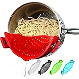 Amazon.com: Clip On Pasta Strainer Silicone - Universal Fit for all ...