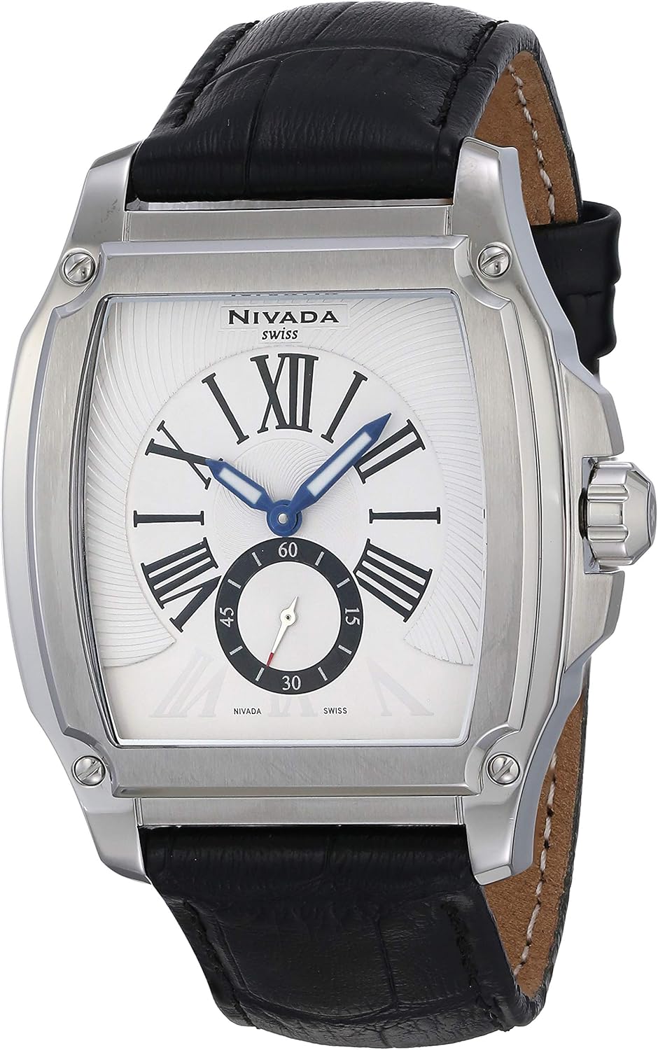 Nivada Swiss NG31491GACBR Diplomat Caballero, Plateado y Blanco: Amazon ...