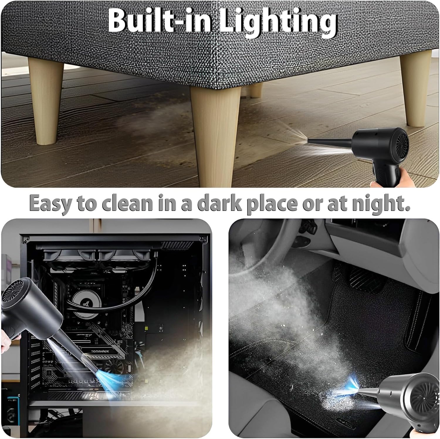 Mua Compressed Air Duster,Car Vacuum，Electric Air Duster and Vacuum 2 ...