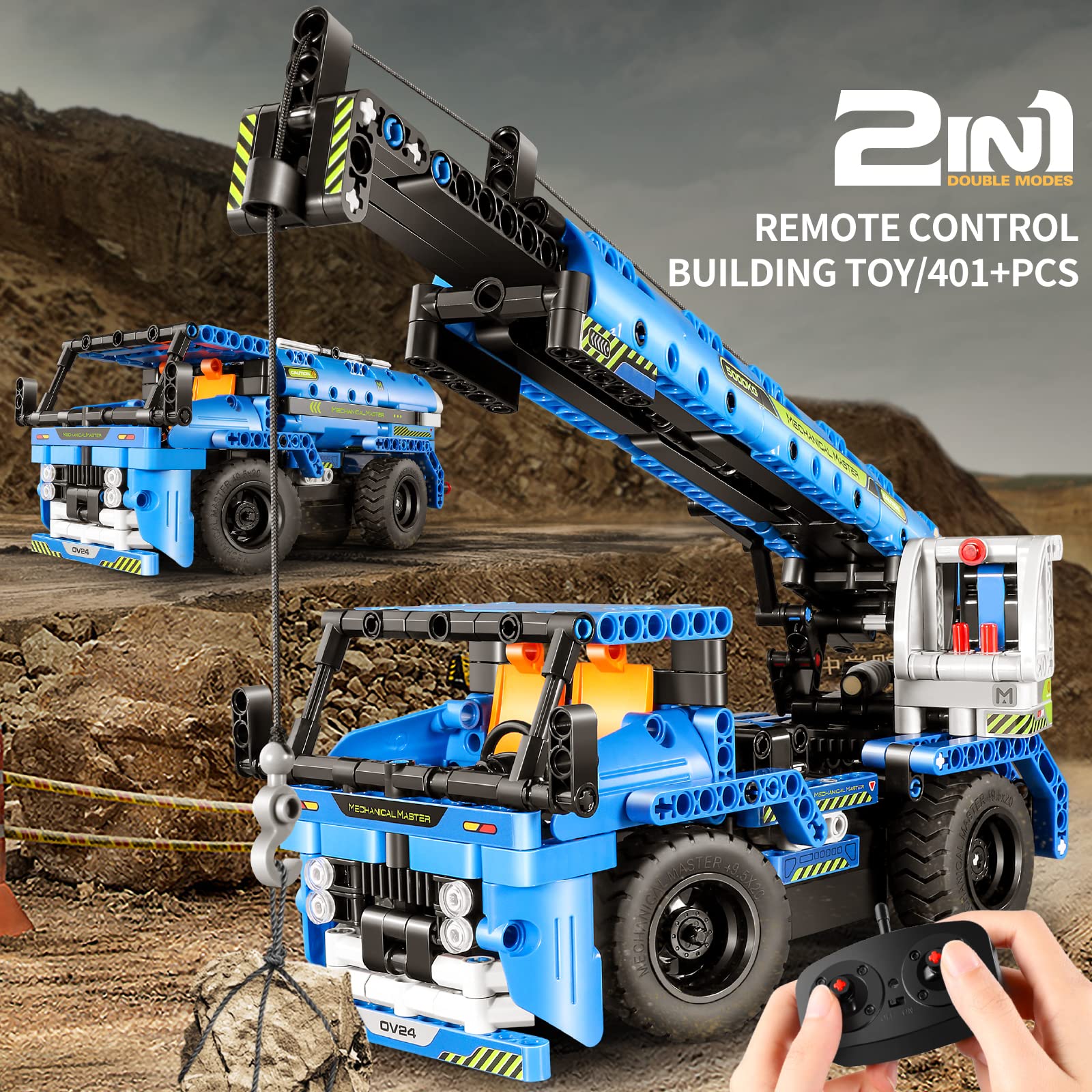 Mua Remote Control Building Toys, 2-in-1 Technic Vehicle Building Kits ...