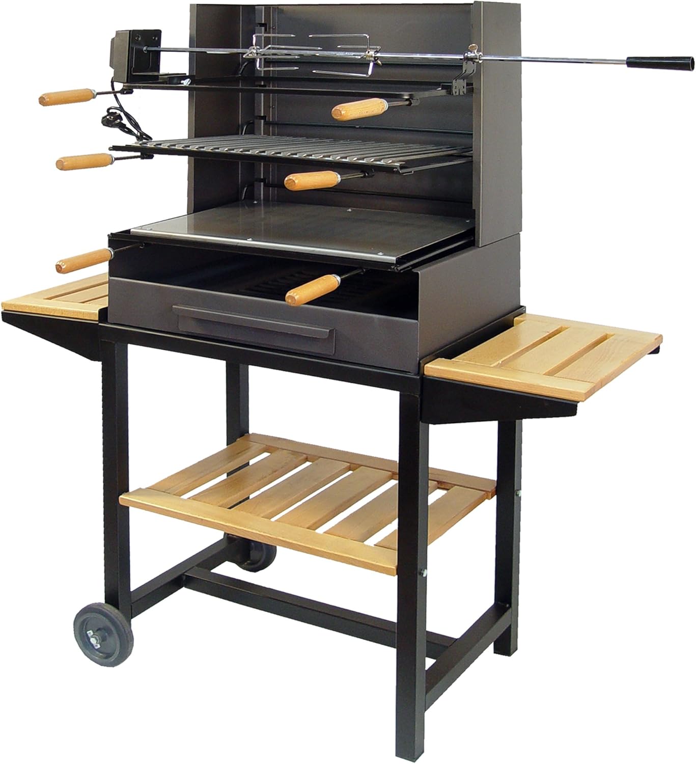 IMEX EL ZORRO Barbecue à Bois et Charbon de Bois de 72 x 40 x 135 cm ...