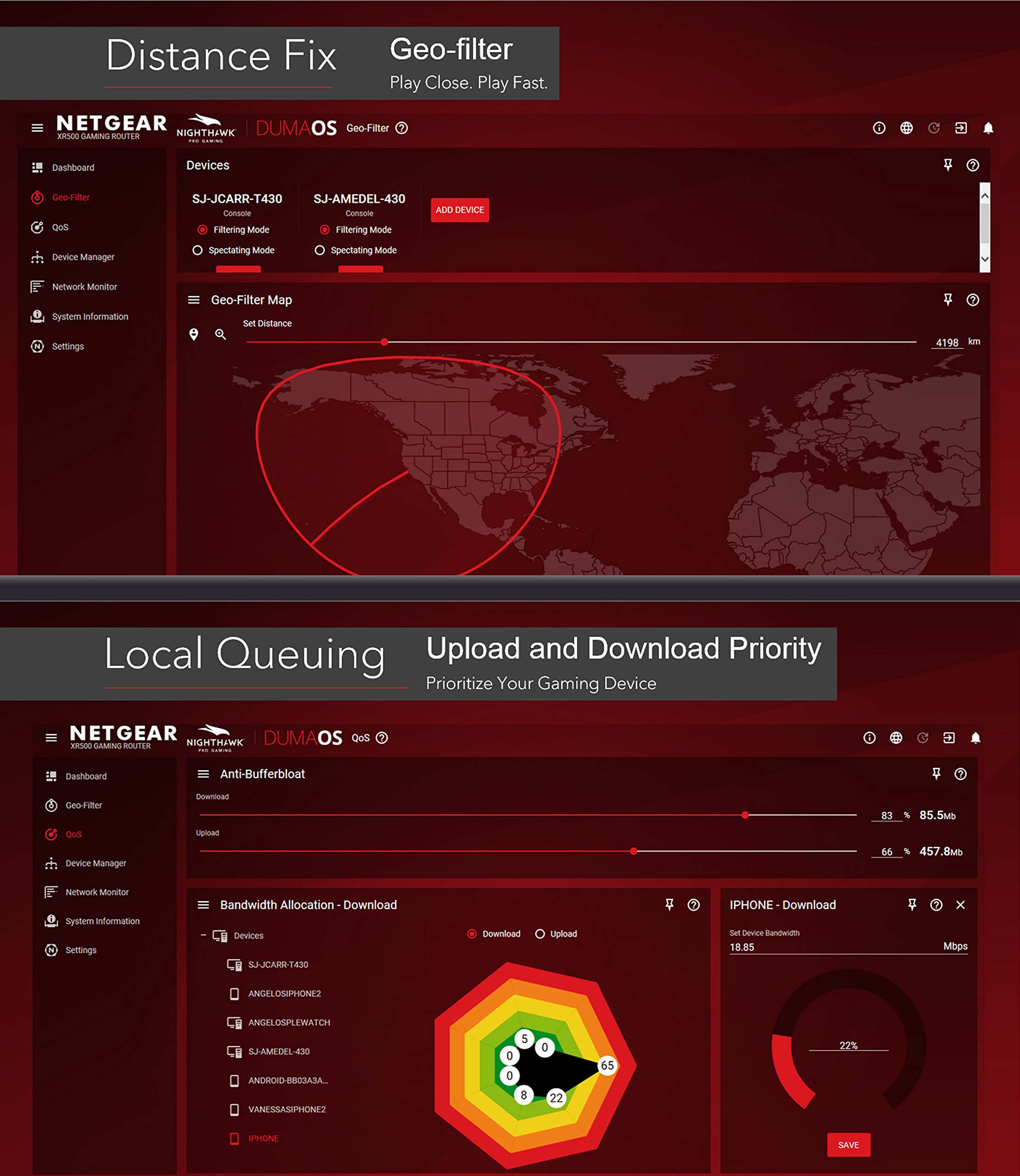 Mua NETGEAR XR450 Nighthawk Pro Gaming WiFi Router, AC2400 Dual-Band ...