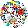 Amazon.com: 200PCS Waterproof Volleyball Stickers - Large Vinyl ...