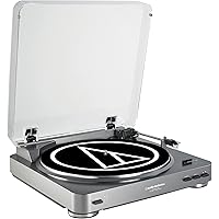Amazon.com: Audio-Technica AT-LP60-USB Fully Automatic Belt-Drive ...