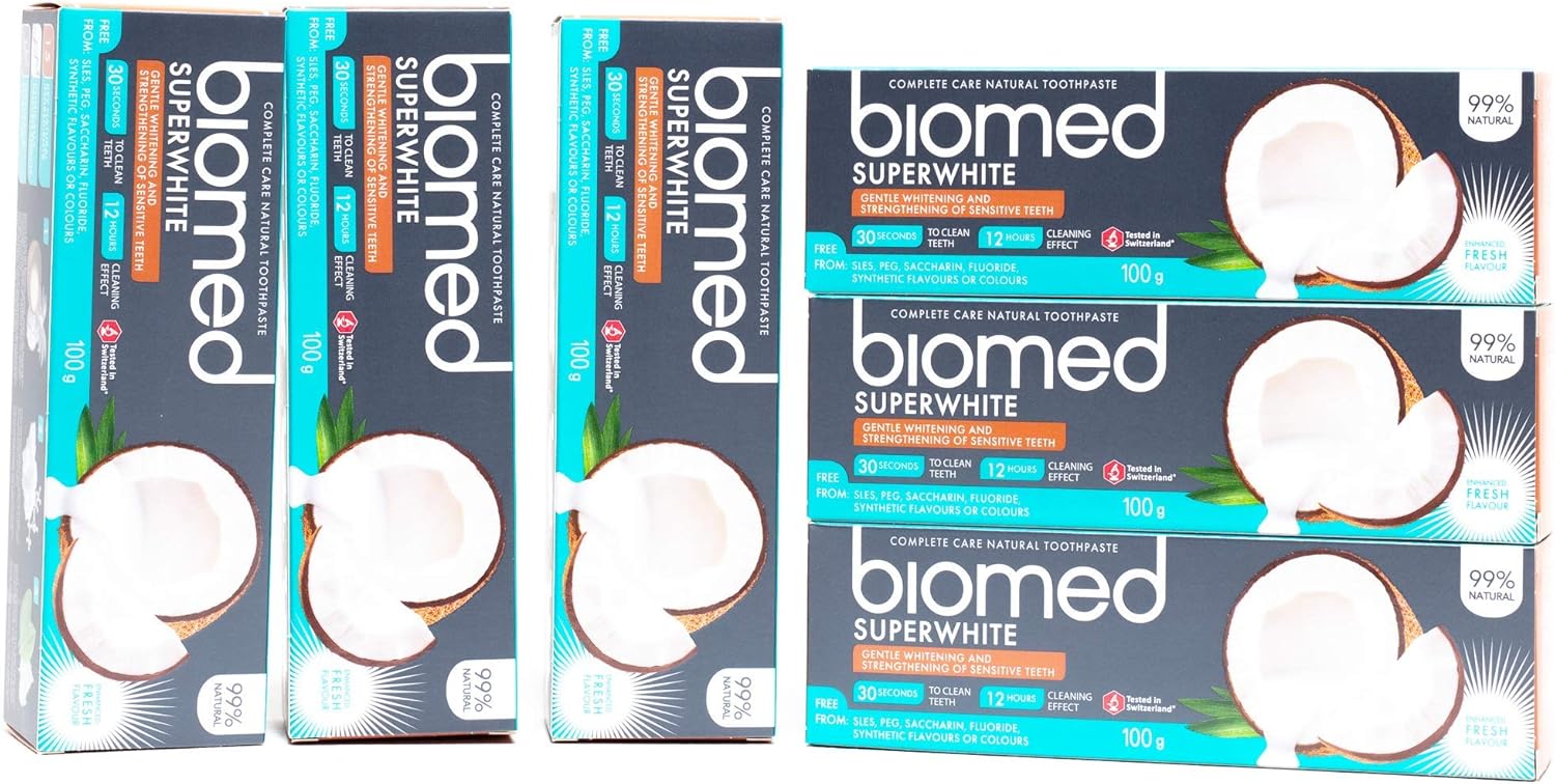 Biomed Superwhite Toothpaste x 6 pack – BigaMart