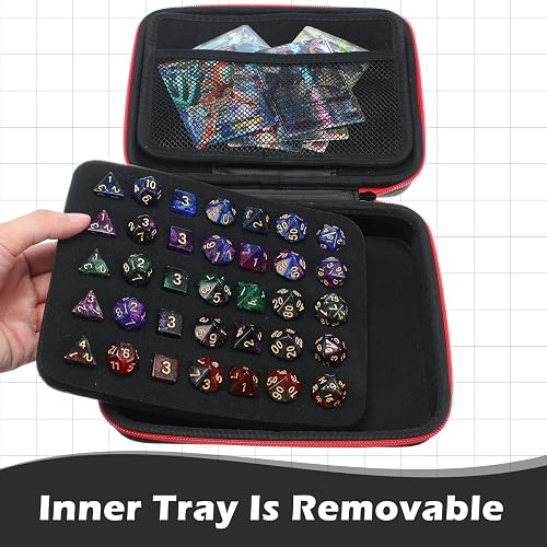 Dice Holder Aoriher Dice Storage Cases - 2 Pack Transparent DND Dice ...
