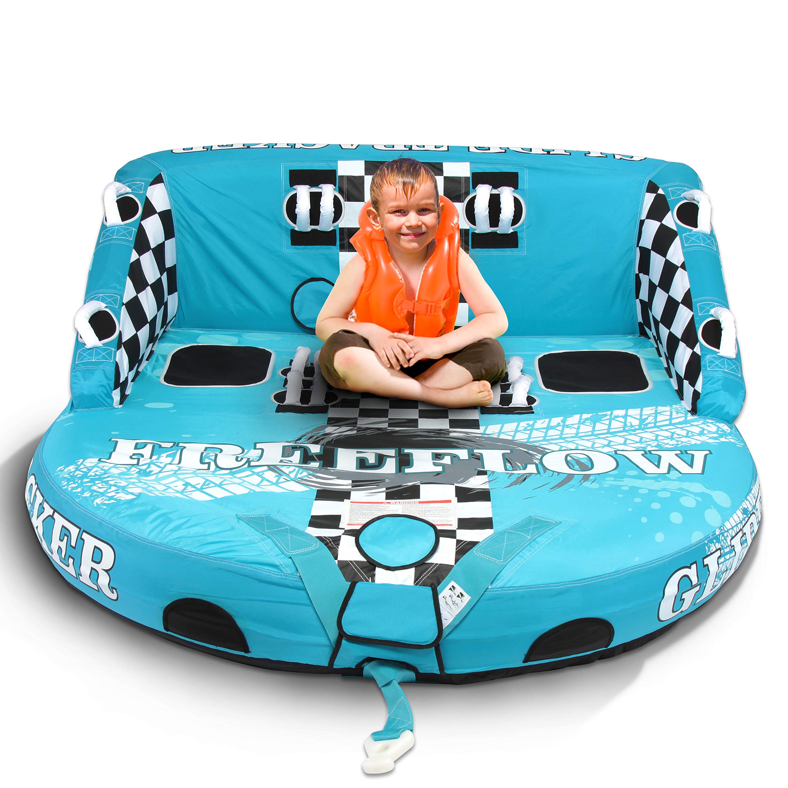 Mua Serenelife Inflatable Towable Tube for Boating – 2-4 Person, 4500 ...