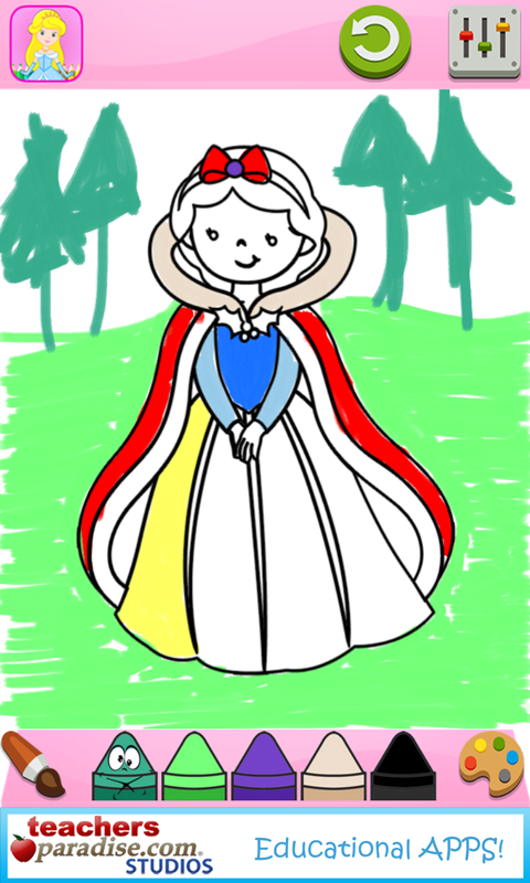 Amazon.com: Princess Coloring Game: Appstore for Android