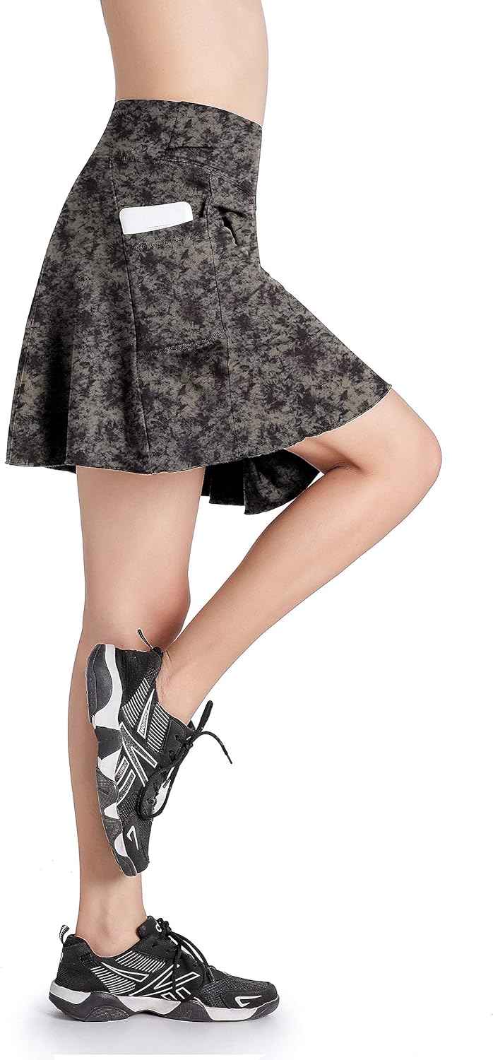 Amazon.com: EAST HONG Women's Golf Skort Tennis Running Workout Skort ...