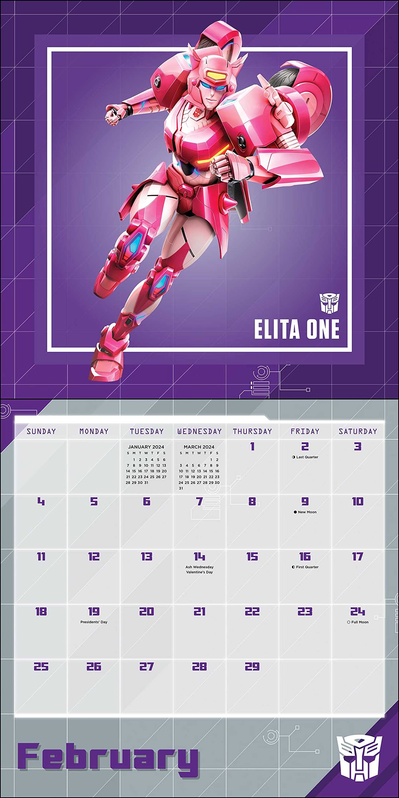 Mua Transformers 2024 Wall Calendar with Poster trên Amazon Mỹ chính ...