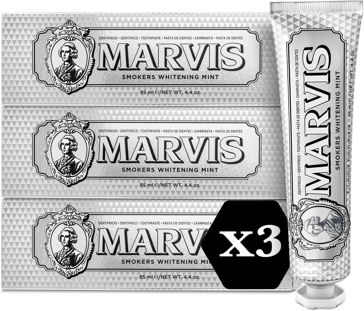 Mua Marvis Smokers Whitening Mint Toothpaste, 3 × 85 ml, Whitening ...