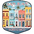 Amazon.com: San Juan Puerto Rico Design C Souvenir Fridge Magnet 2-Inch ...