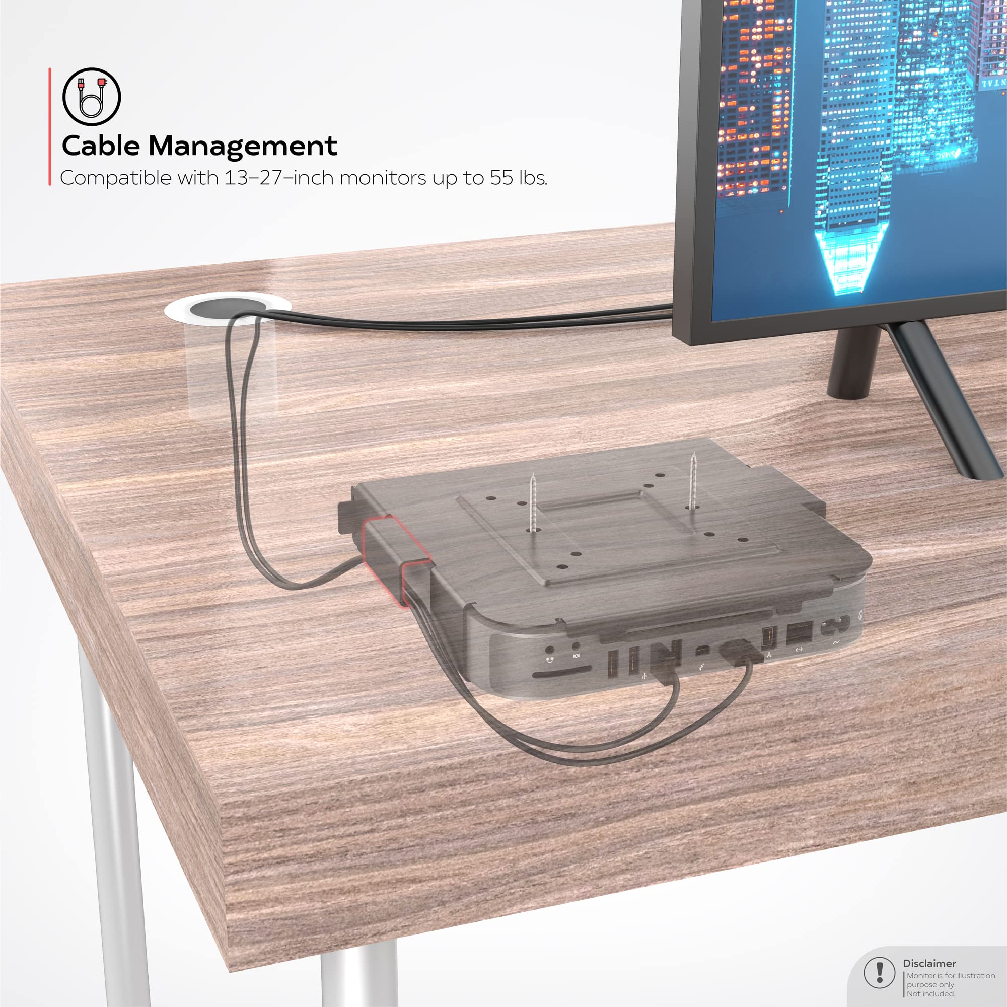 Mua CTA Mac Mini Mount - CTA Secure Solid Steel VESA Mount for The Mac ...