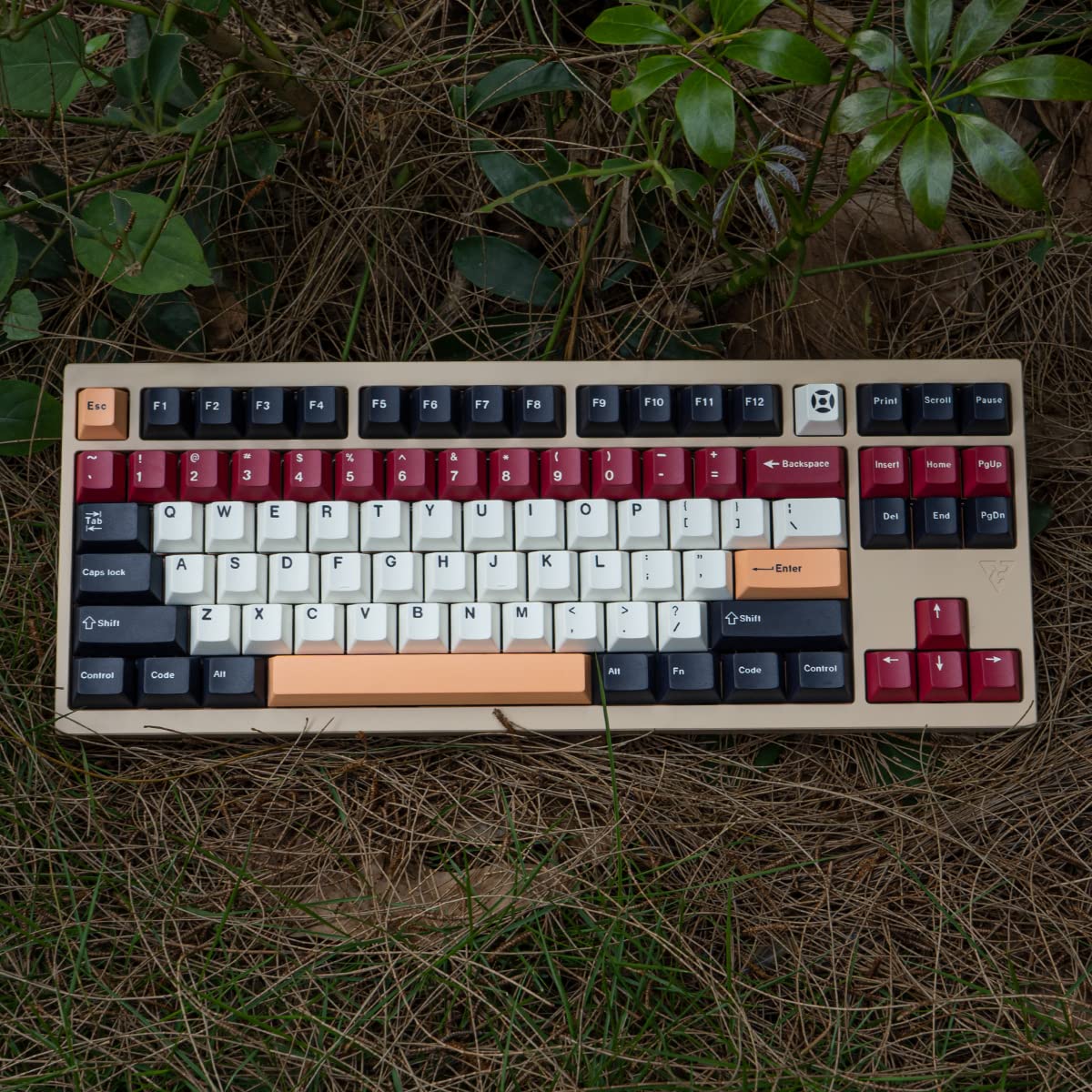 Mua mintcaps PBT Black White Keycaps Cherry Profile Keycap Set 129 Keys ...