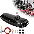Amazon.com: Gas Fuel Tank with Cap Petcock Vent Tube Fuel Filter Line ...