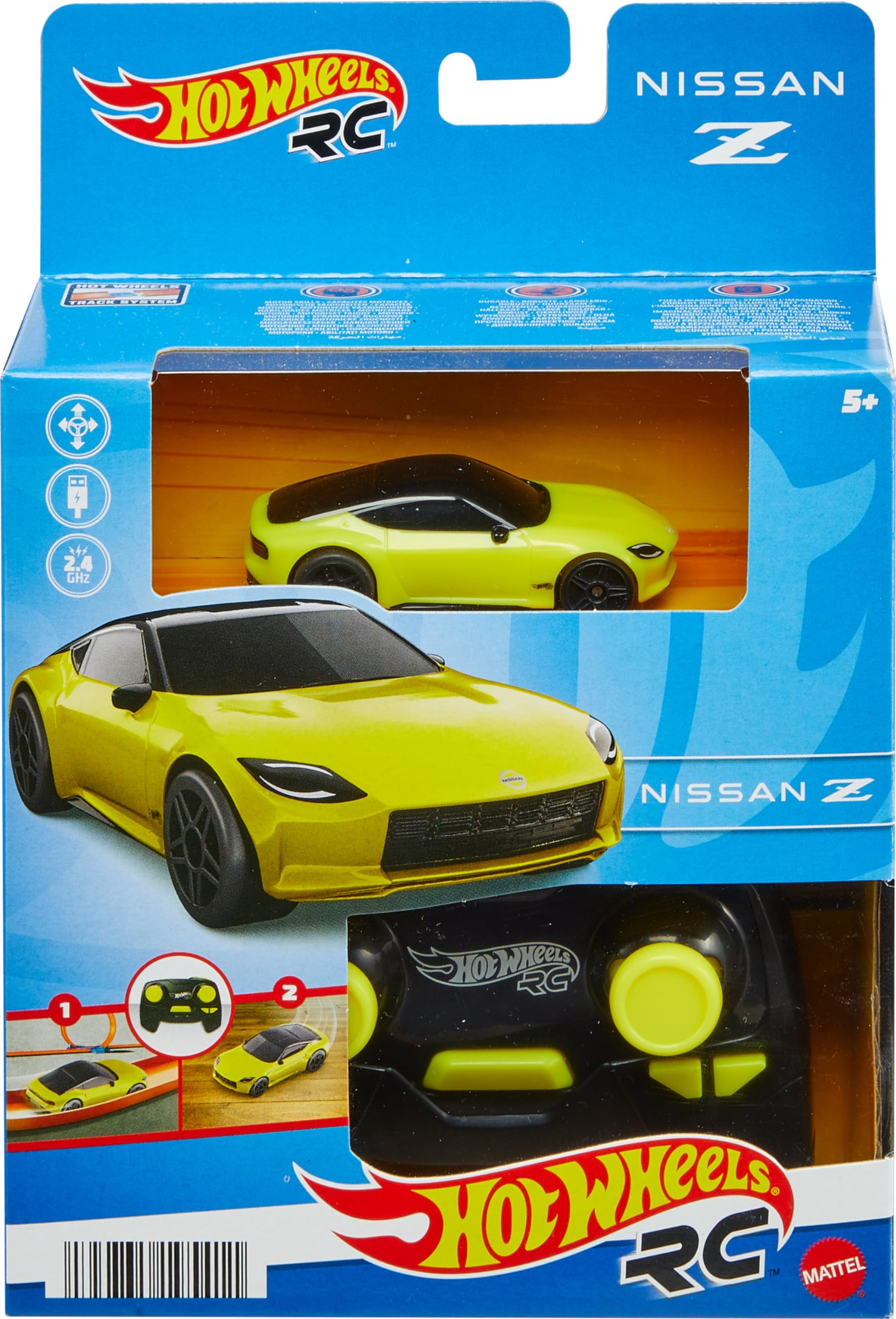 Mua Hot Wheels RC Toy Car, Remote-Control Nissan Z in 1:64 Scale with ...