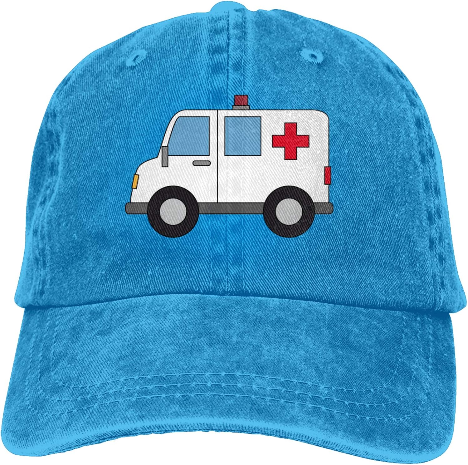 HTRBUOH Ambulance Men's Rugged Professional Cotton Twill Fitted Cap ...