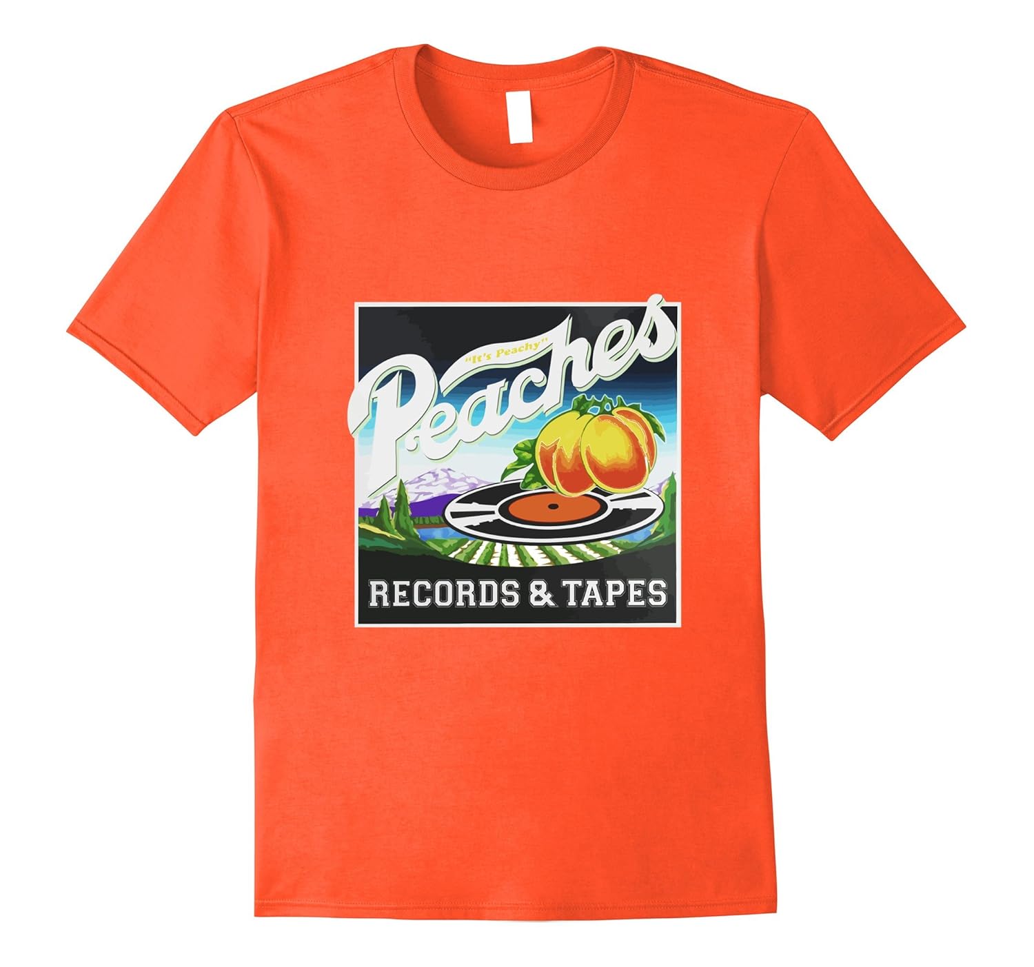 70s Vintage Peaches Records Tapes Store Logo-Vaci – Vaciuk
