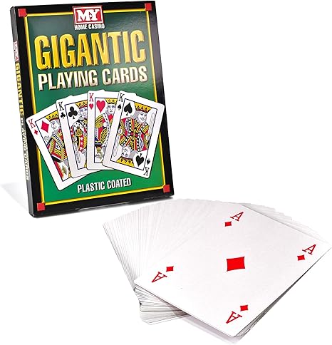 M.Y Deck of Giant Playing Cards | Jumbo A4 Waterproof Playing Cards ...