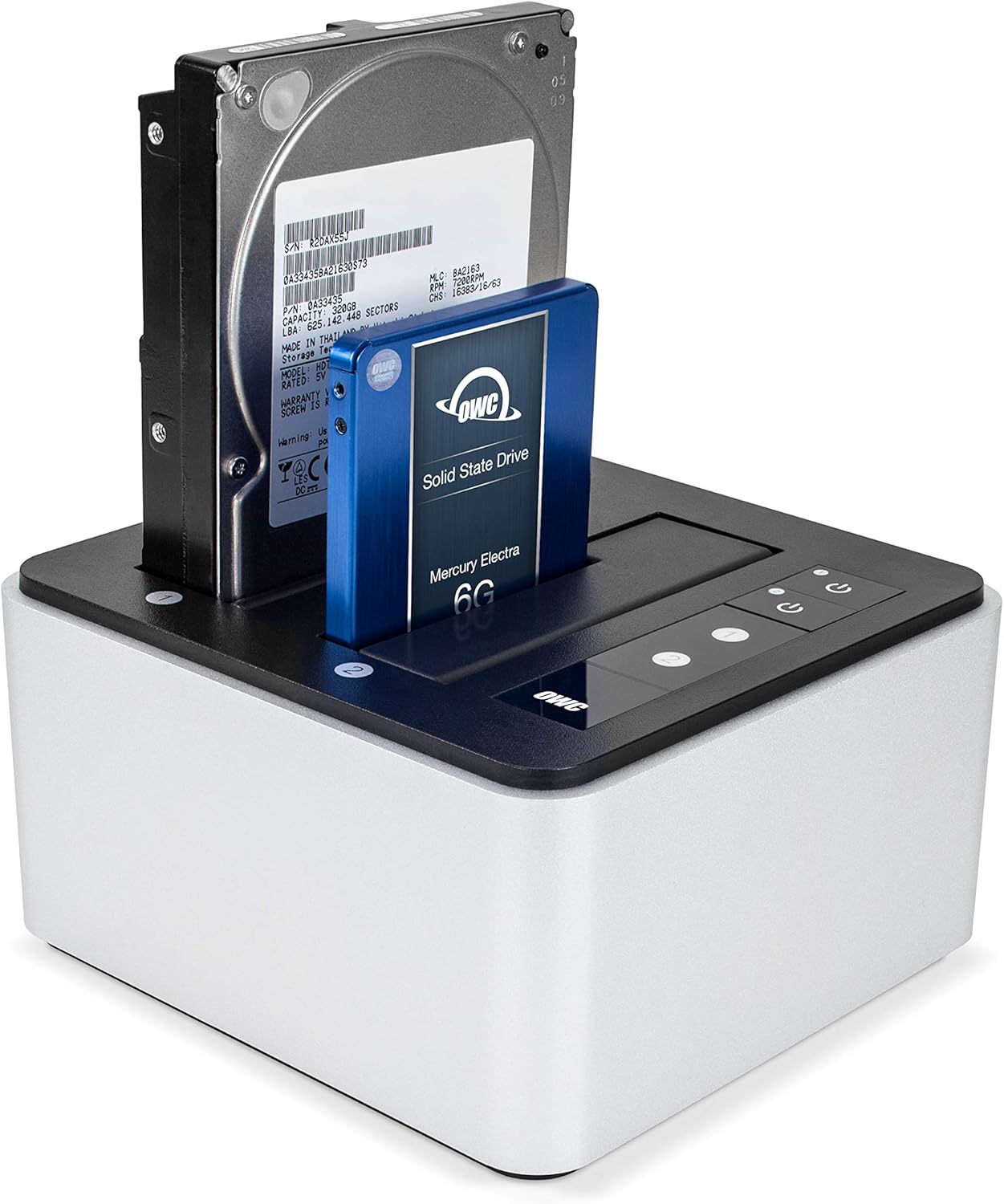 OWC Drive Dock USB-C Dual Drive Bay Solution, USB 3.1 Gen 2, for Mac ...