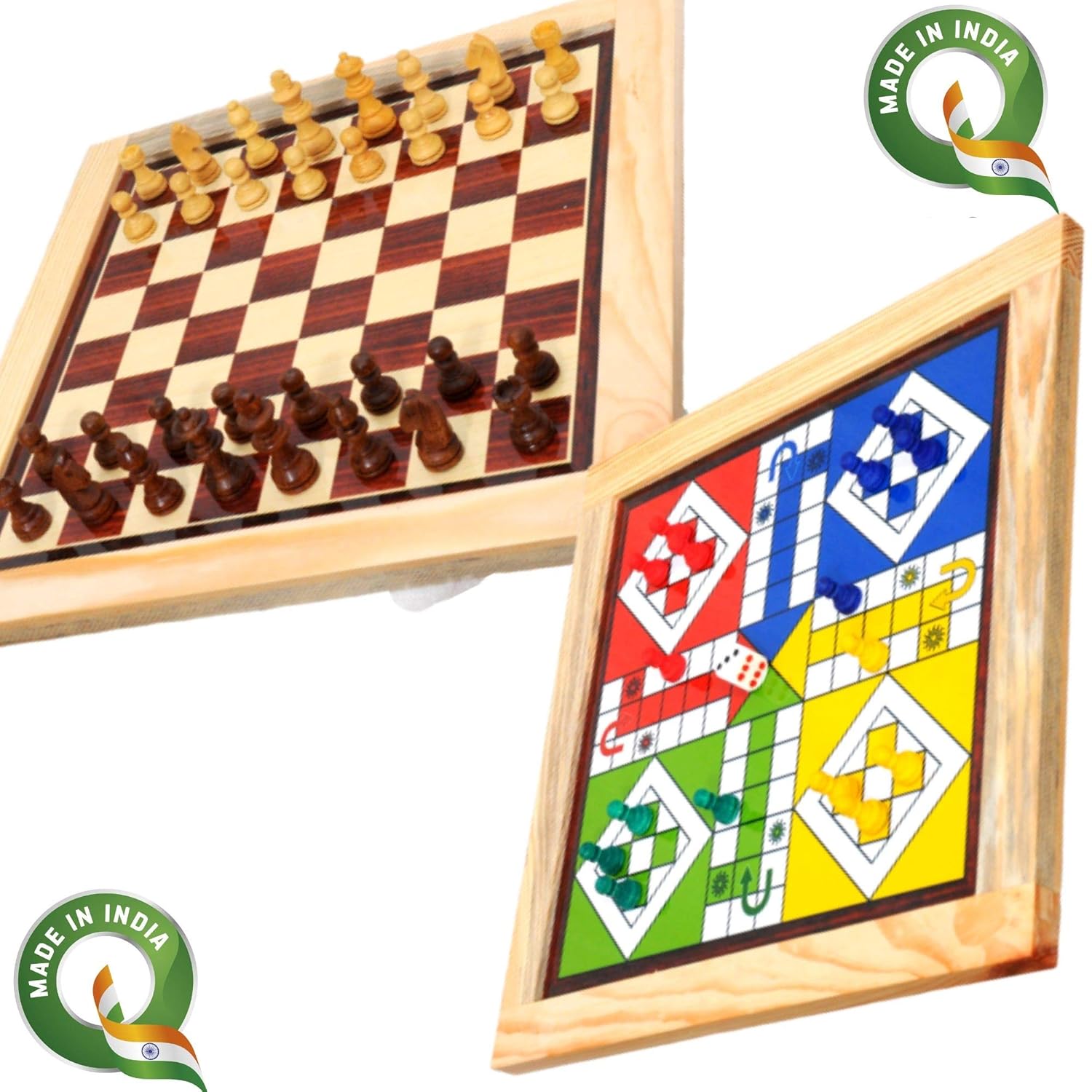 Buy Pytho Chess and Ludo 2 in 1 Board Game | Wood-Crafted Magnetic ...