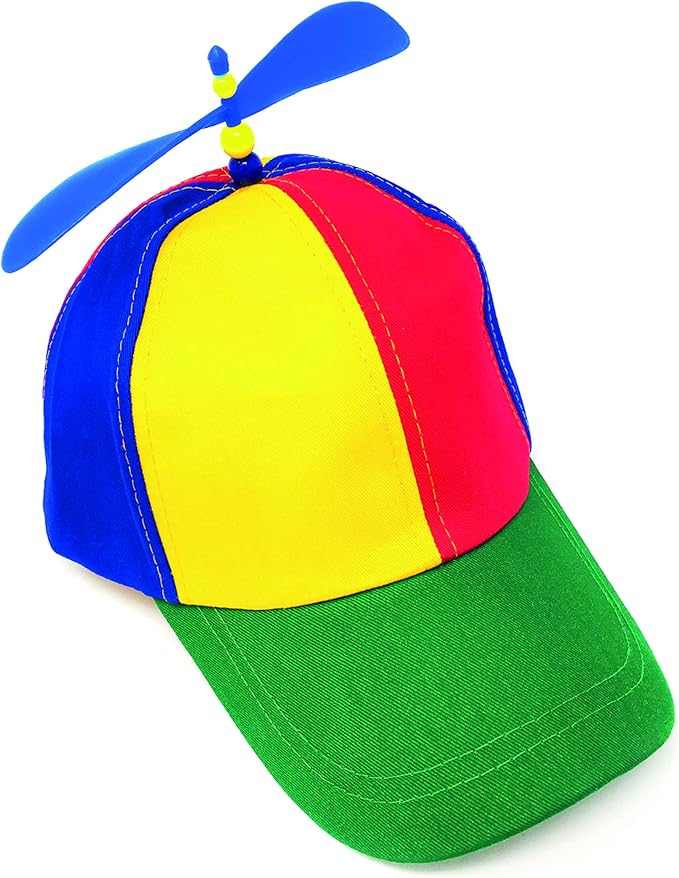 ConfettiCat Helicopter Baseball Propeller Hat Helicopter Baseball Cap ...