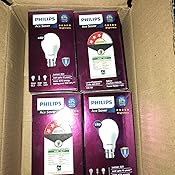 Buy Philips Base B22 9-Watt LED Bulb (Pack of 4, White) Online at Low ...