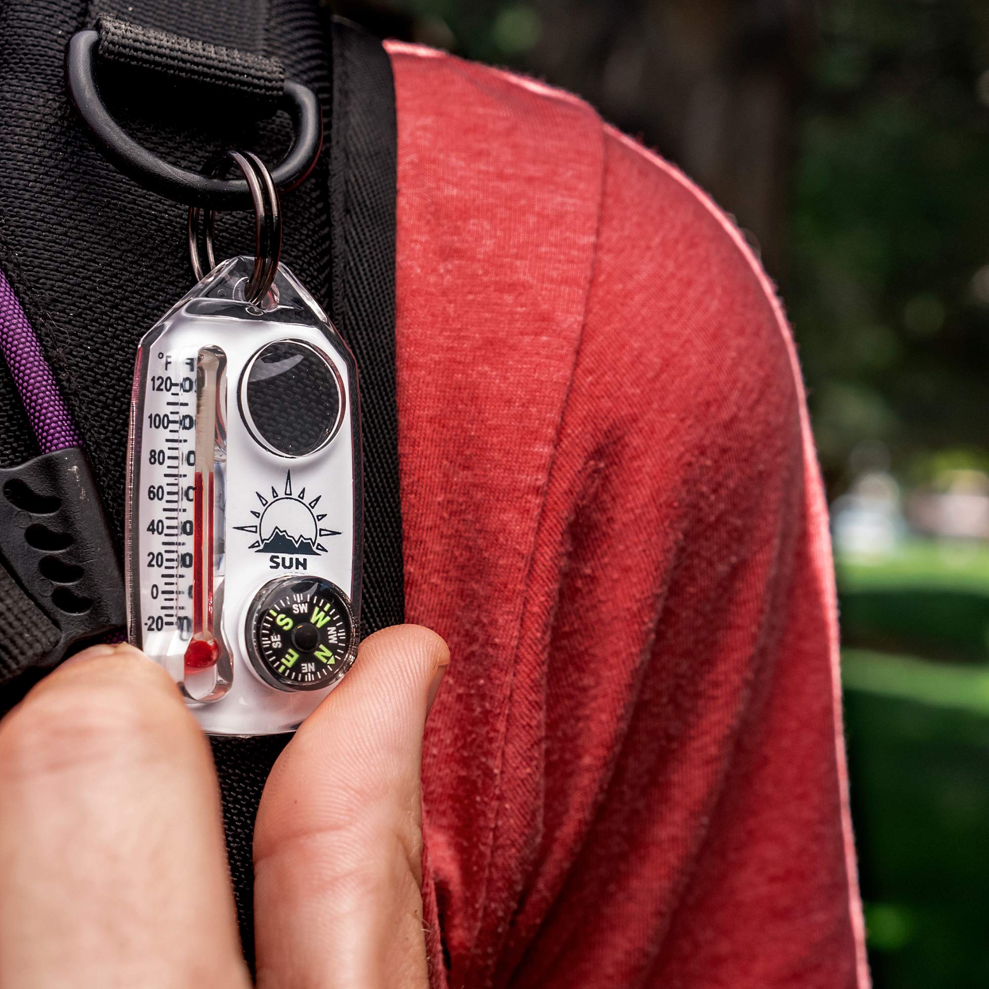 Mua Sun Company TripleGage - 3-in-1 Zipper Pull with Compass ...