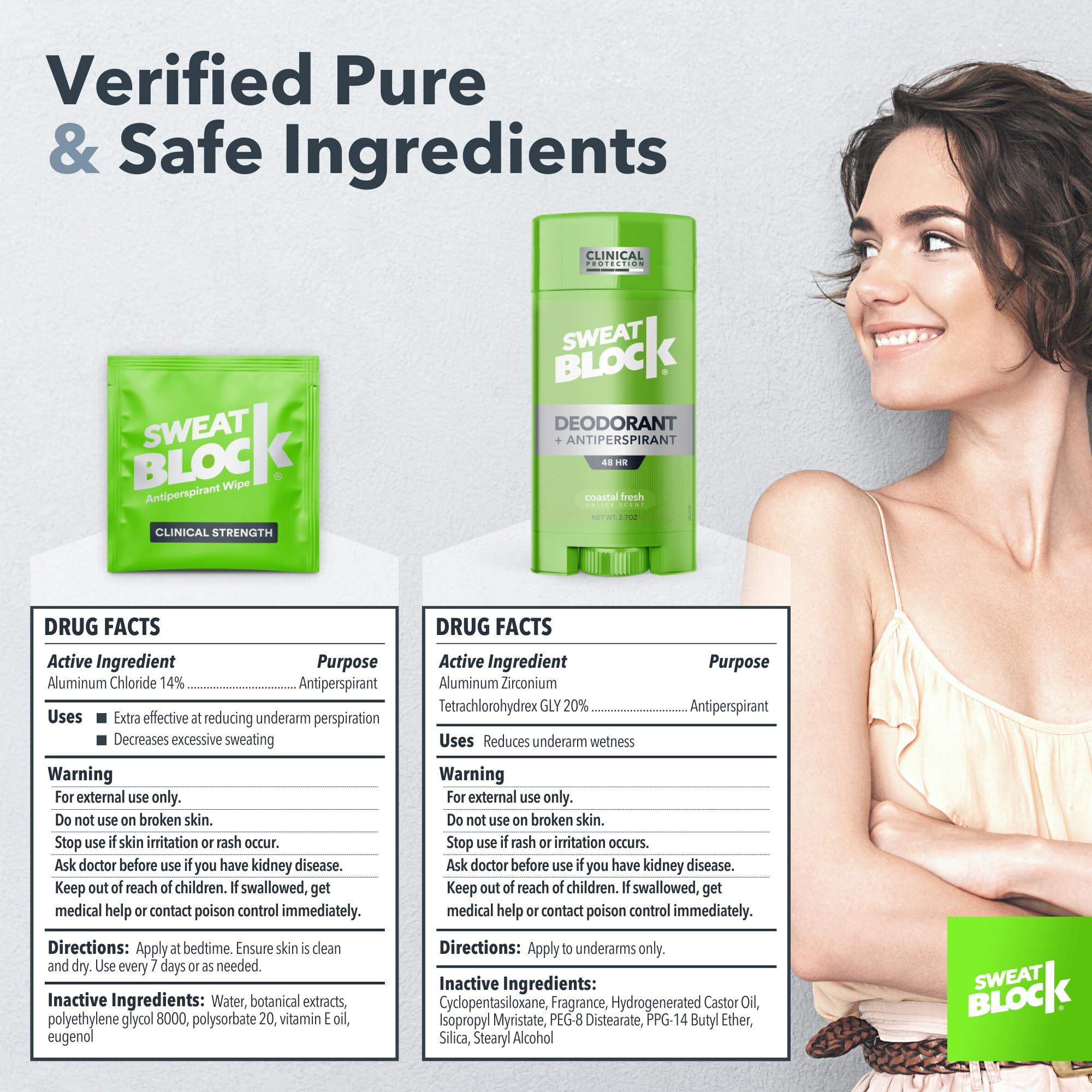 Mua SweatBlock Antiperspirant Deodorant System MAXIMUM CLINICAL ...