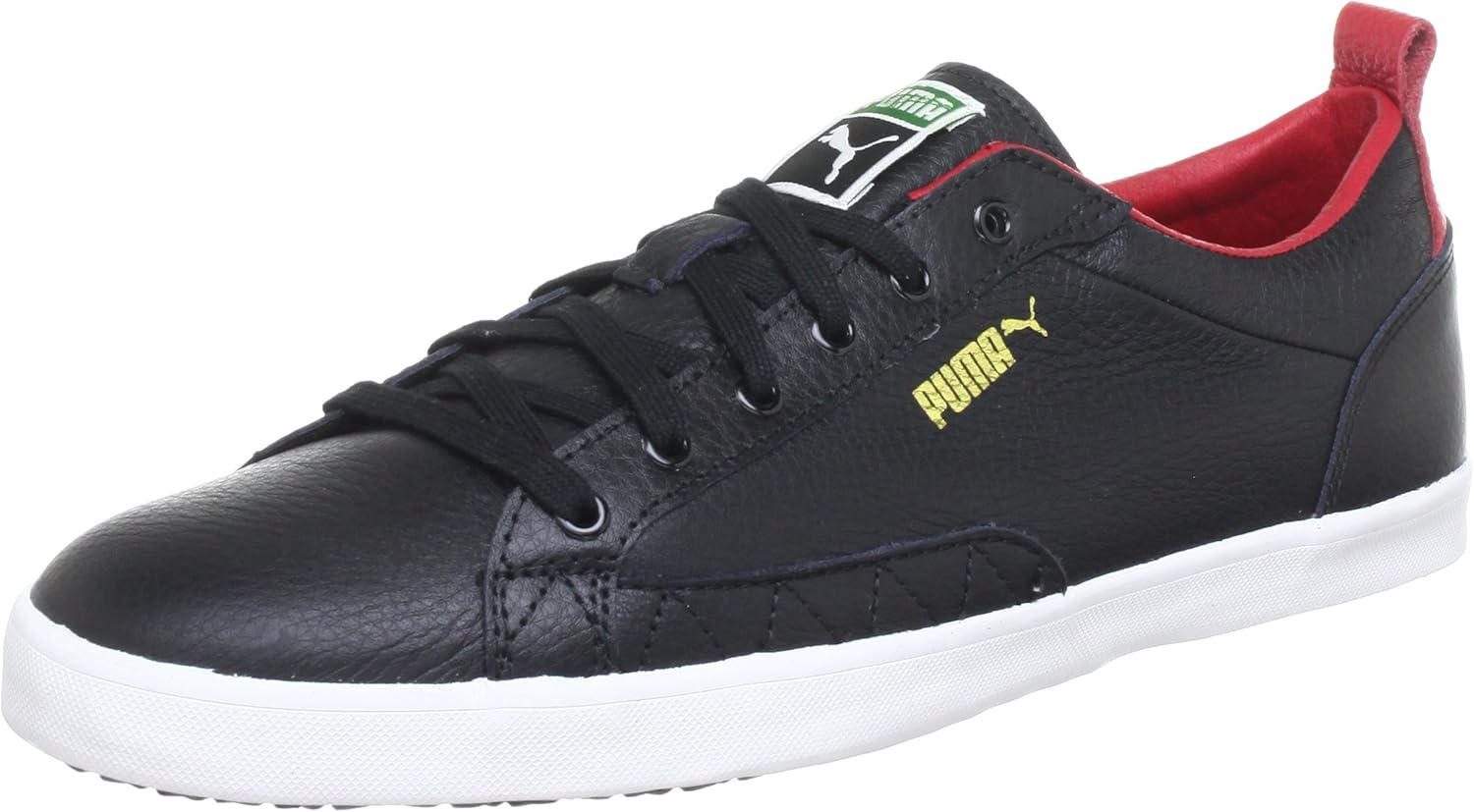 PUMA Slim Court, Baskets Basses Homme, Noir (BK/Red), 40 EU: Amazon.fr ...