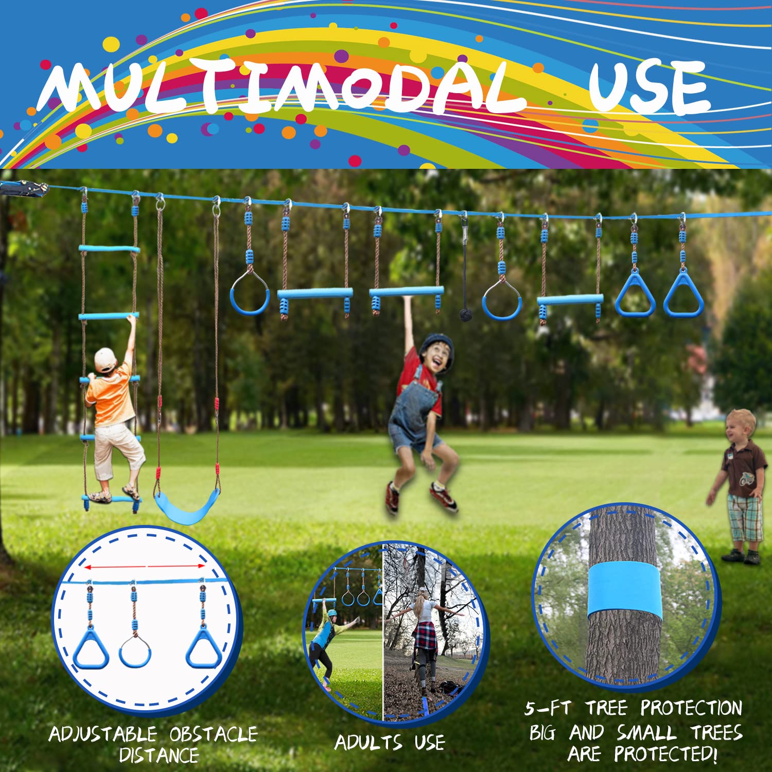 Mua Ninja Warrior Obstacle Course for Kids - Ninja Backyard Obstacle ...