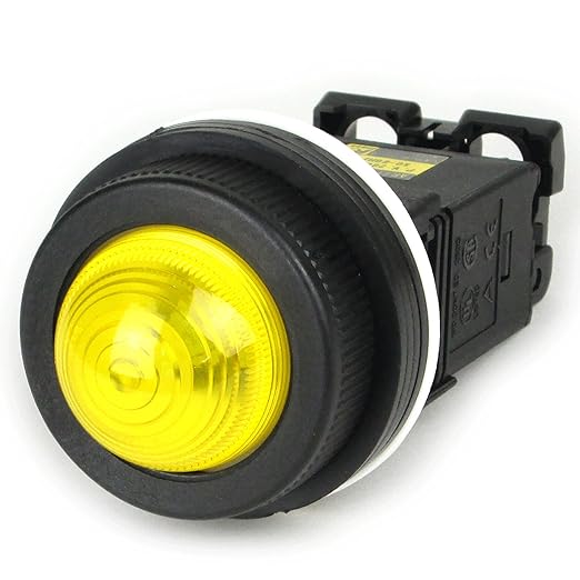 Amazon | 富士電機 DR30D0L-M3G 丸フレーム突形 (標準) 表示灯 (LED) AC220V (緑) NN | 表示灯 ...