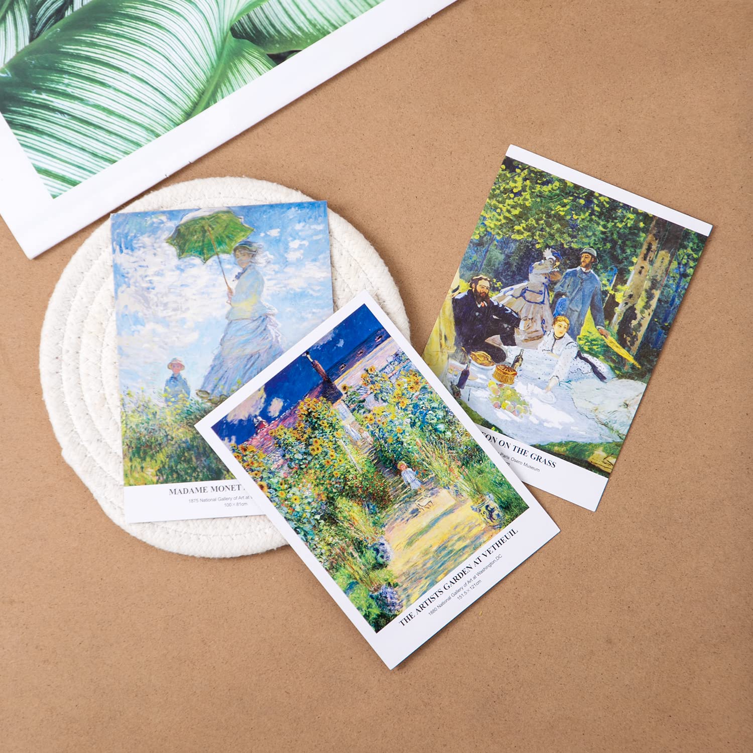 Claude Monet Art Postcards, Famous Painting Modern Artwork Post Cards ...